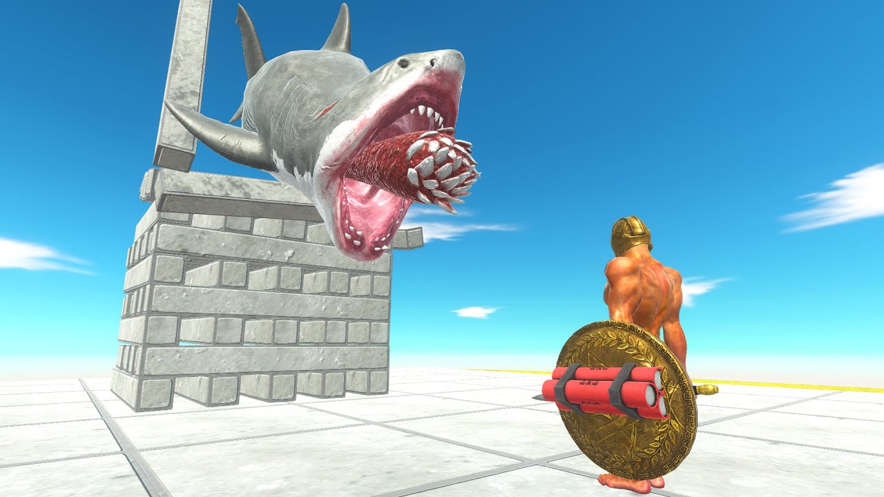 Dynamite Achilles Attacks Units on the Building - Animal Revolt Battle ...
