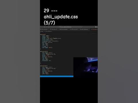 29 --- ahli_update.css(5/7) #coding #css #html #javascript #php #webdevelopment #asmr #keyboard ...