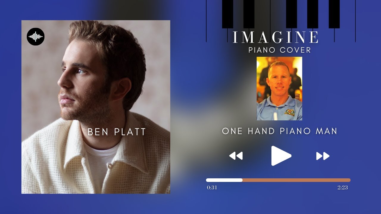 Imagine - Ben Platt (Piano Cover w/Lyrics)🎹☑️ - YouTube