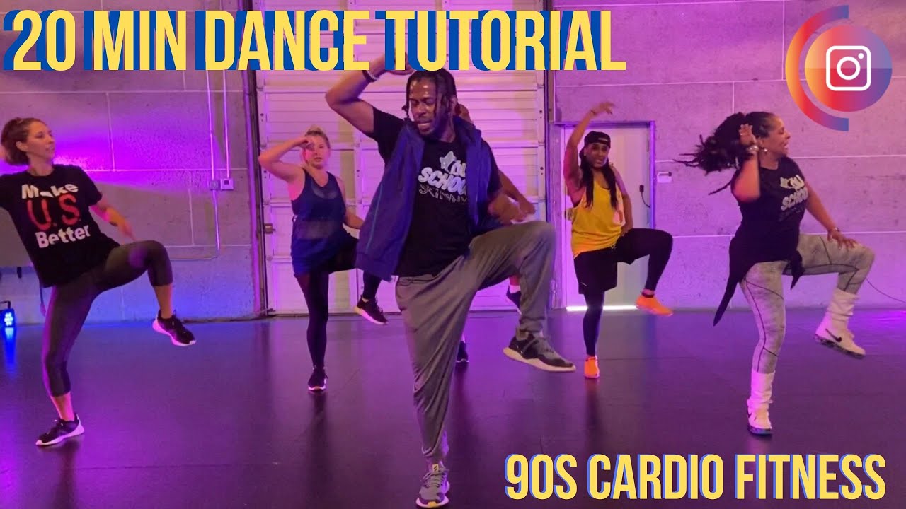 CARDIO HIP HOP DANCE Tutorial: 90s FITNESS - YouTube