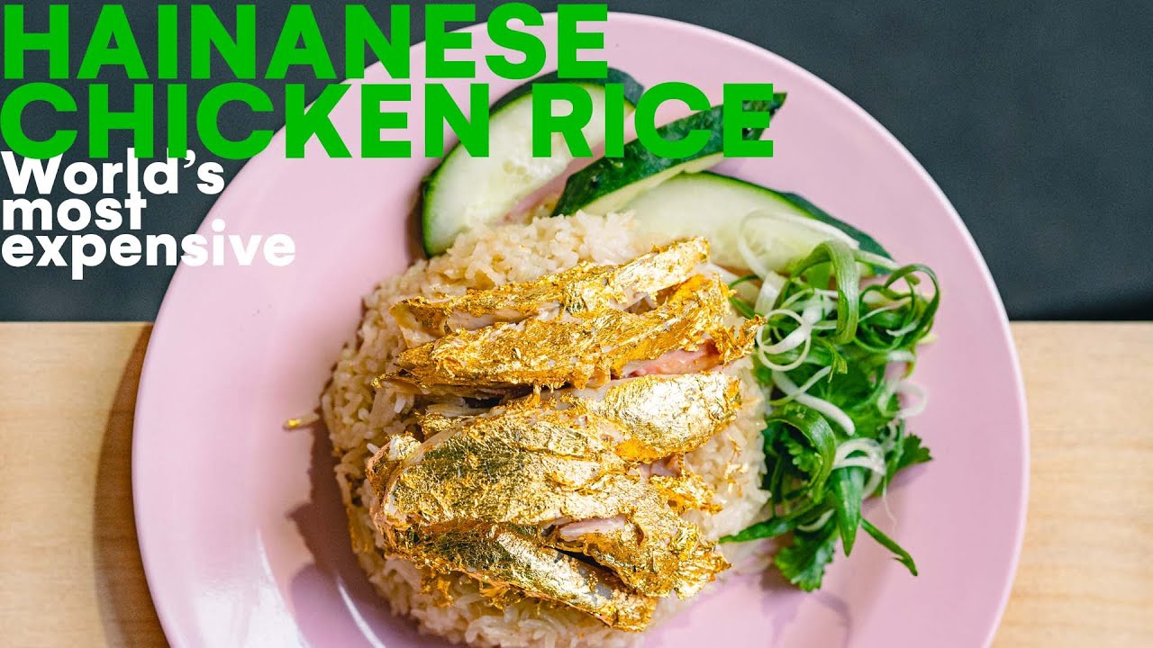 World's most expensive Hainanese Chicken Rice... - YouTube