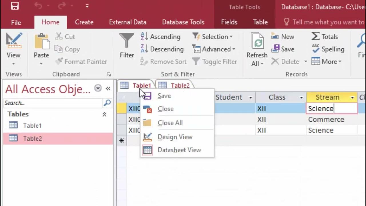 Append Query in Steps in Microsoft Access@COMPUTEREXCELSOLUTION - YouTube