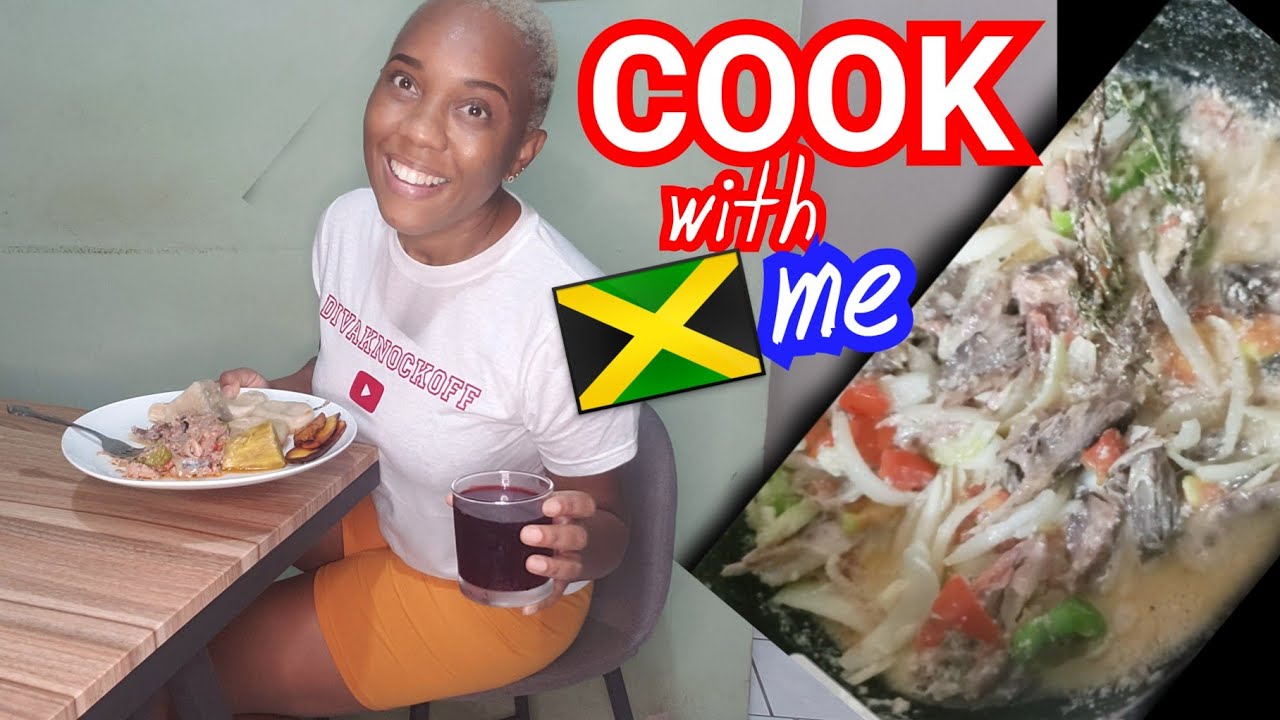 Jamaican Salt Mackerel RUN DUNG | Dinner recipe 🇯🇲🇯🇲 - YouTube
