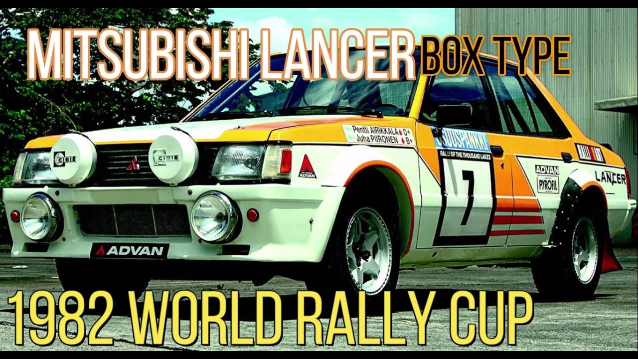 The History of Mitsubishi Lancer Box Type in World Rally Cup || 1982 ...