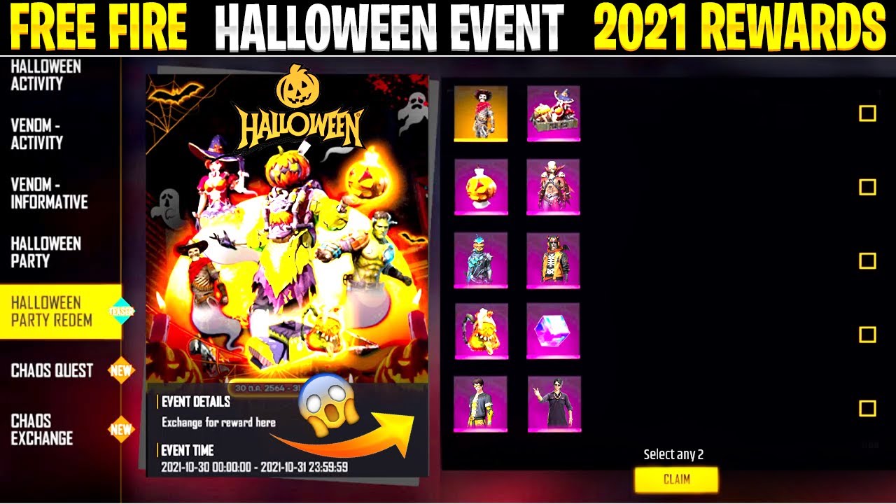 FREE FIRE HALLOWEEN EVENT 2021 🪔😭 || FREE FIRE DIWALI EVENT FREE ...