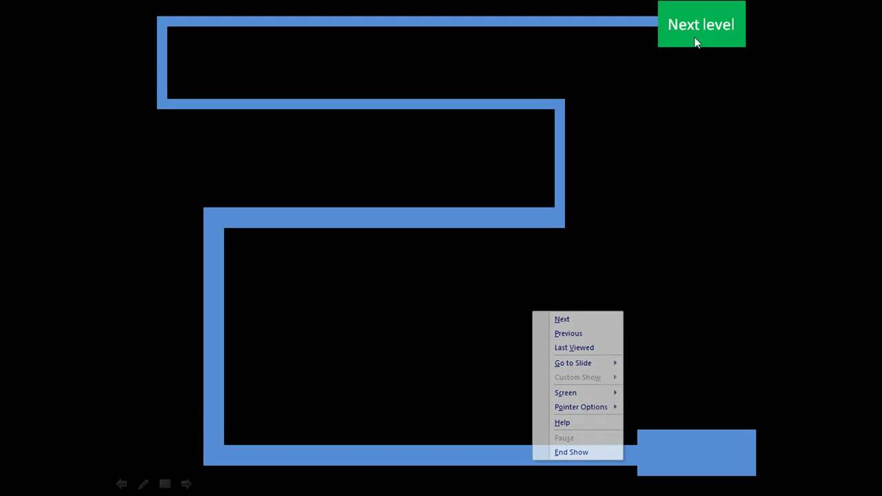 Microsoft PowerPoint - Scary maze game! - YouTube