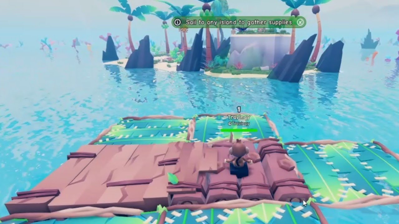 Monkey Raft - Sail to an Island (Roblox) - YouTube