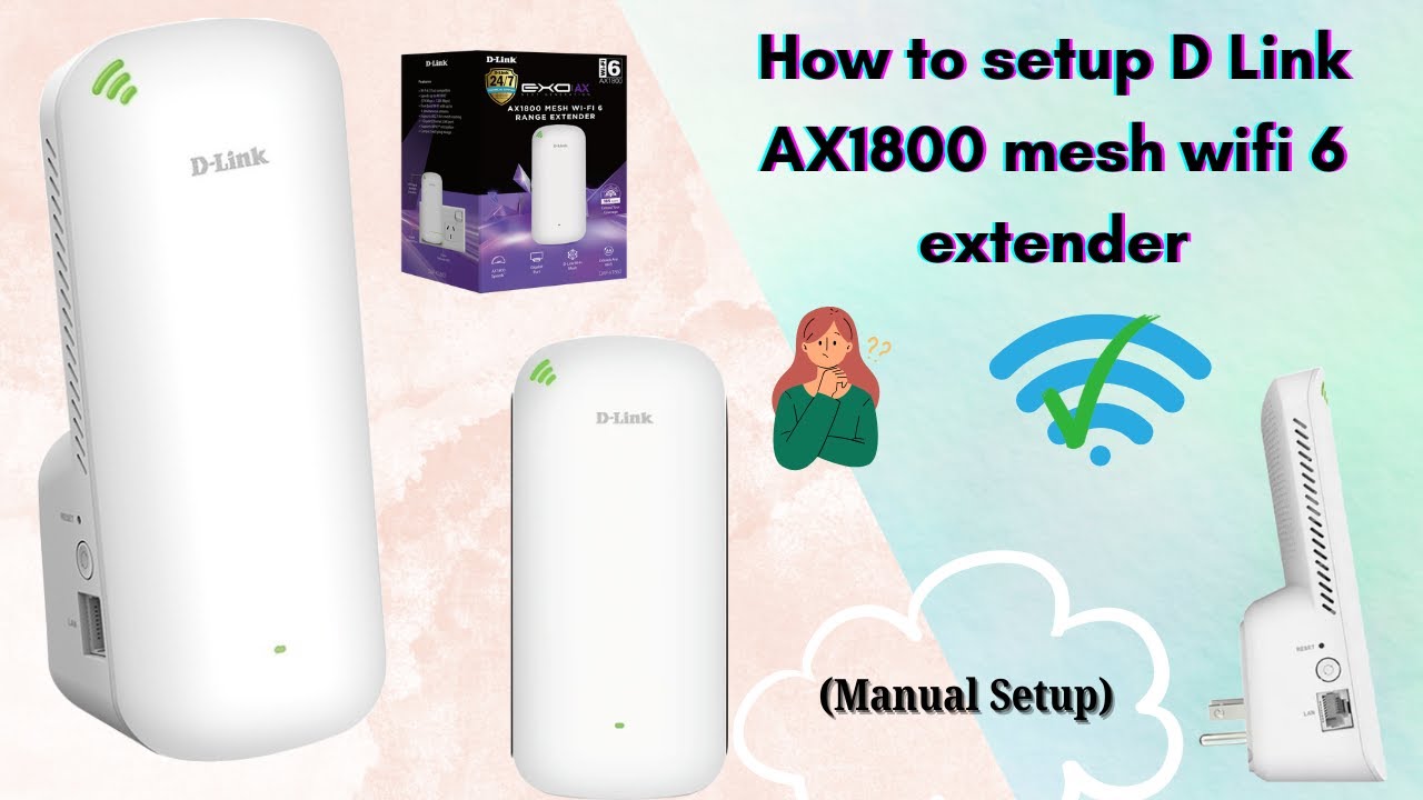 How to setup D Link AX1800 mesh wifi 6 extender | D-Link AX1800 ...