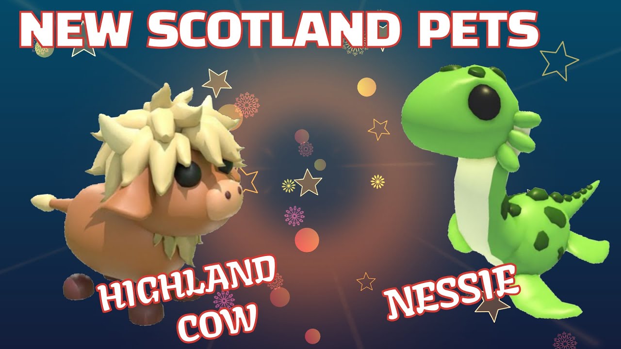 Nessie Meets the Highland Cow! 🐄 The Scottish Update in Adopt Me! 🔴 ...