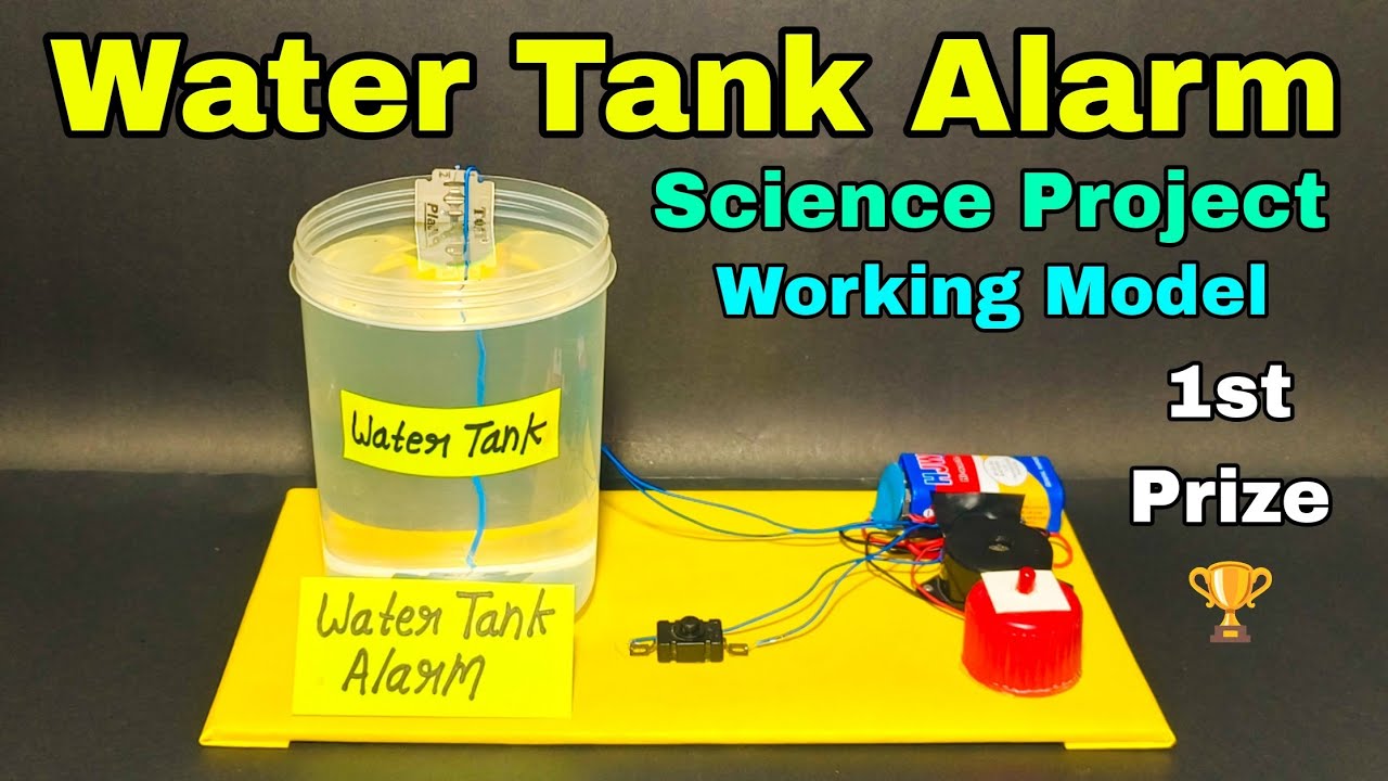 How to make water overflow alarm school project,Water tank overflow ...