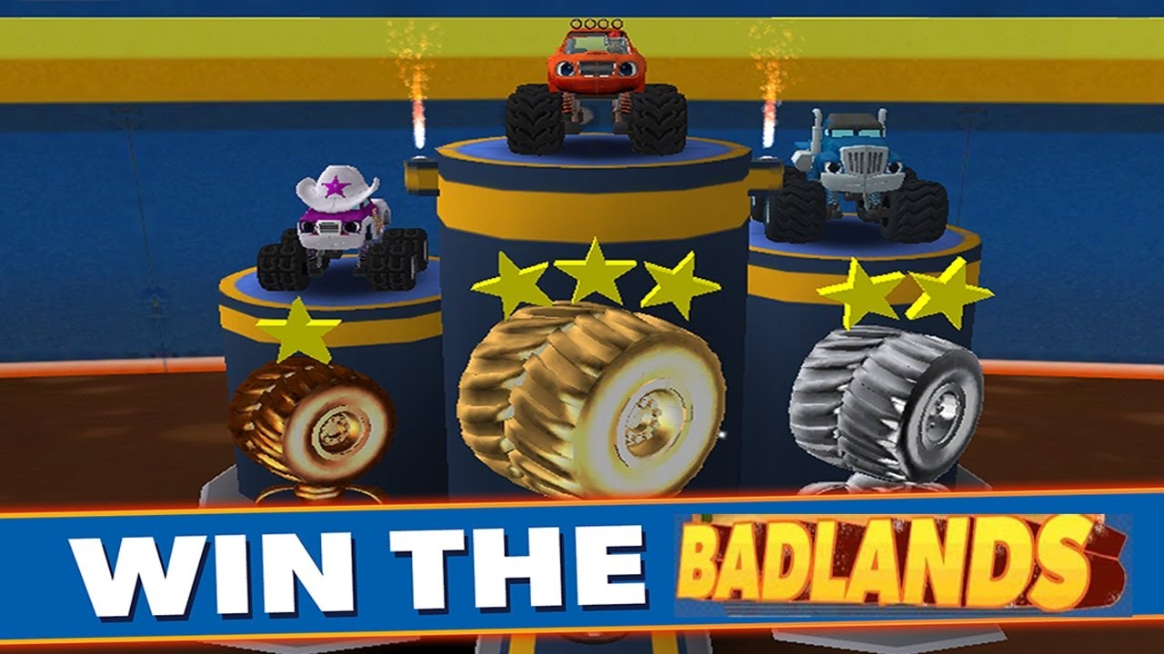 Blaze and the Monster Machines Badlands All Levels Racing - YouTube