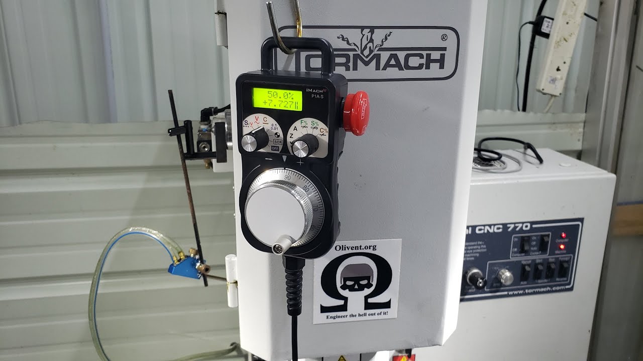 iMach Pendant install on Tormach 770 with Pathpilot 2.4 - YouTube