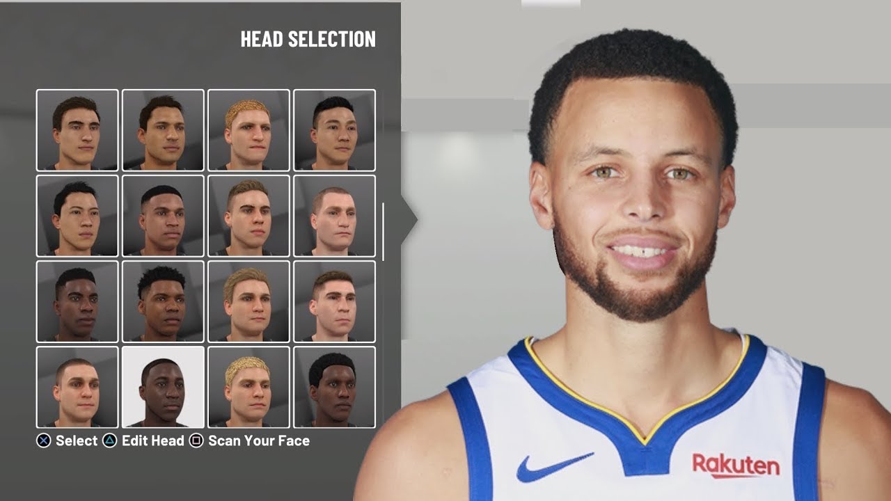 How To Make Your MyPlayer EXACTLY Like Steph Curry NBA 2K20 | Steph ...