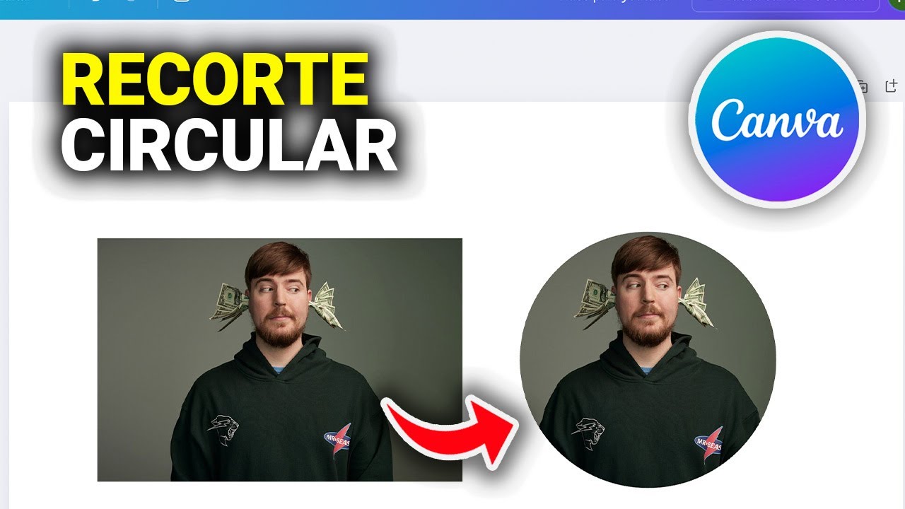 Cómo Hacer un Recorte Circular en una Imagen en Canva - YouTube