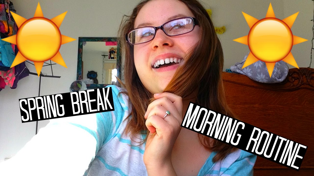 Spring Break Morning Routine! / Lici - YouTube