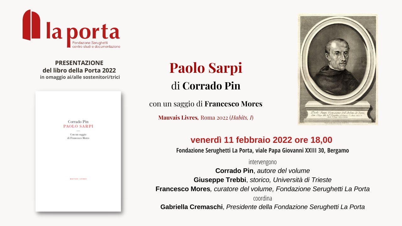 Presentazione del libro "Paolo Sarpi" di Corrado Pin - YouTube