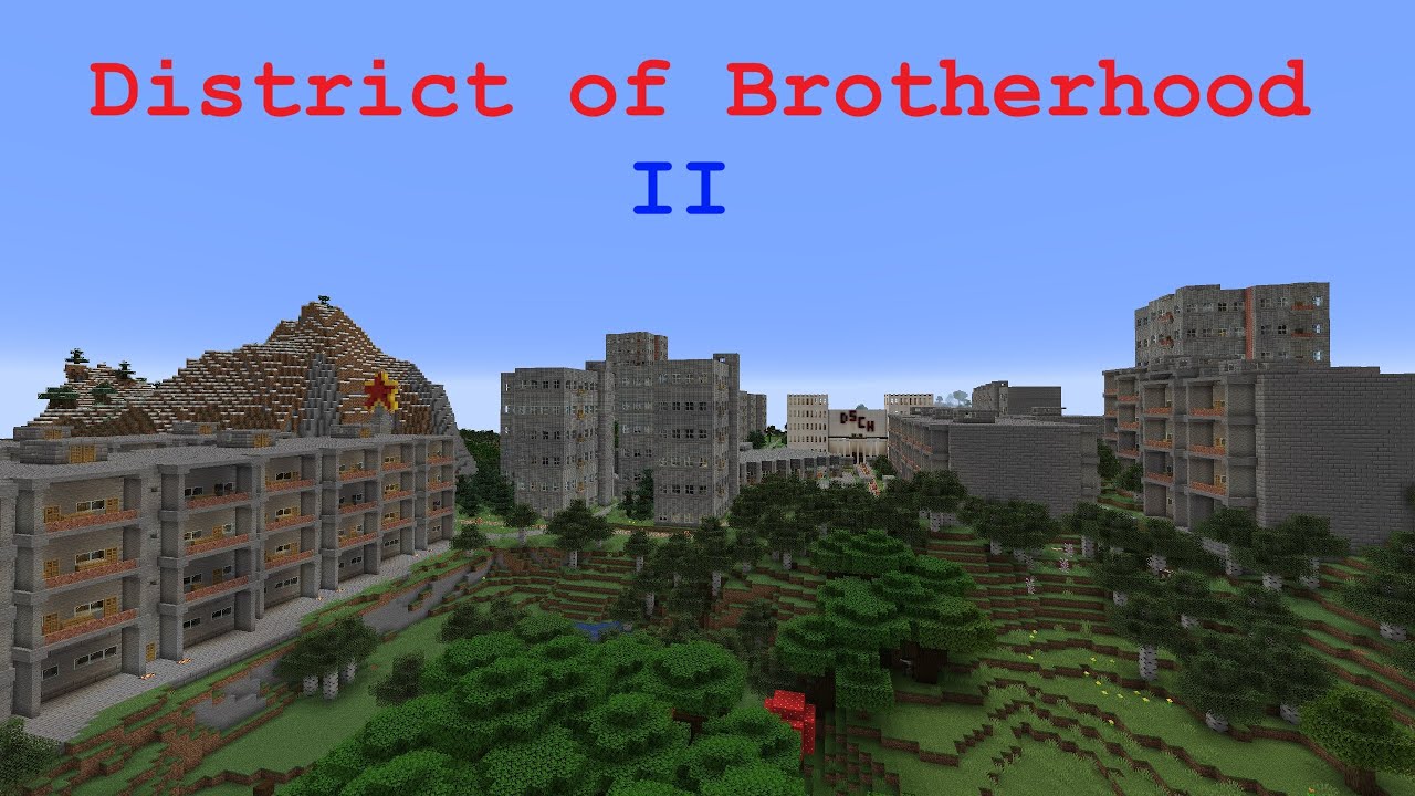 Communist City Ad | Commie blocks | Minecraft | District of Brotherhood ...