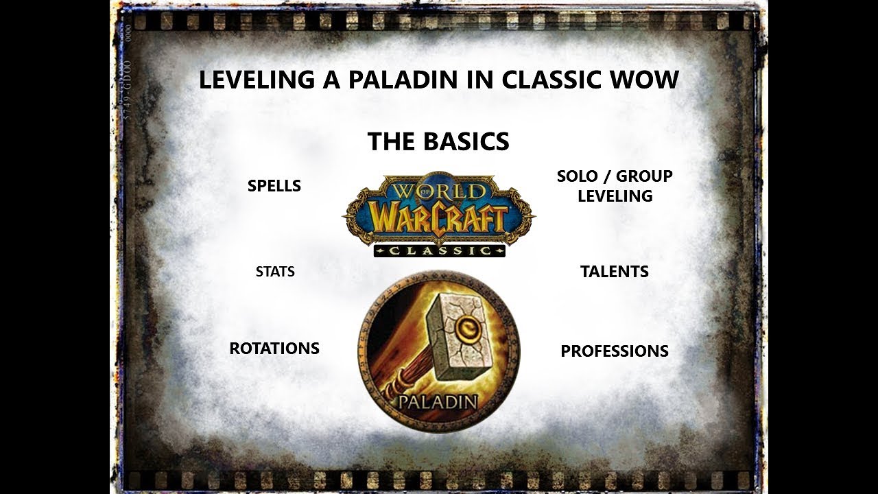 The basics of leveling a Paladin in Classic WoW - YouTube
