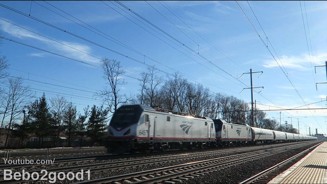 Amtrak's Special NJ Chamber of Commerce Charter Train in Linden, NJ ...