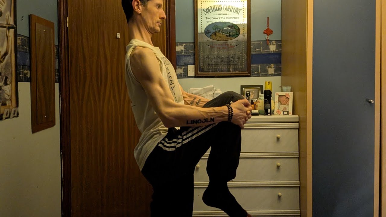 Equilibrium Get Balanced ep 49 Single Leg Knee Lift Stretch - YouTube