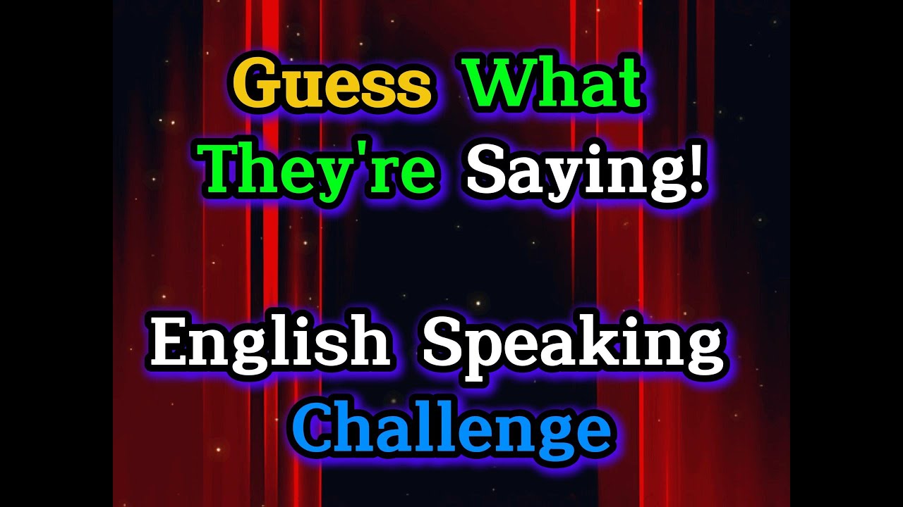 English Vocabulary Game: Can You Guess the Word? - YouTube