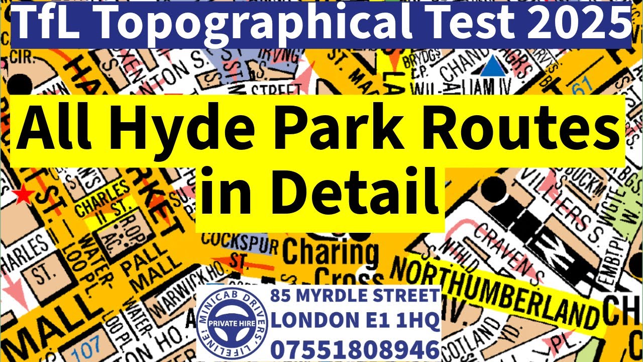 TfL Topographical Skills Assessment Test 2025 | Minicab Lifeline | All ...