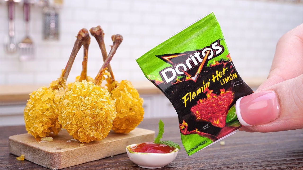 How To Make Crispy Miniature Chicken lollipop | ASMR Cooking Mini Food ...