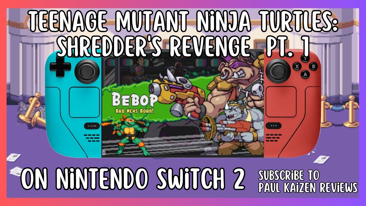 Nintendo Switch 2 Teenage Mutant Ninja Turtles: Shredder's Revenge ...