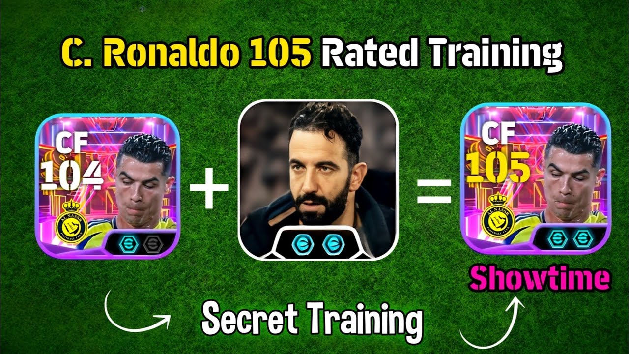 Cristiano Ronaldo 105 Rated Training efootball 2025 || How To Train 105 ...