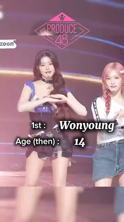 Idol Survival shows and it's groups (part 3) #kpop #izone #shorts #produce48 #lavienrose - YouTube