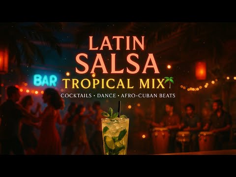 Latin Salsa Tropical Mix 🌴 Afro-Cuban Tribal Salsa Music for Bars, Lounges, Cocktails & Dancing