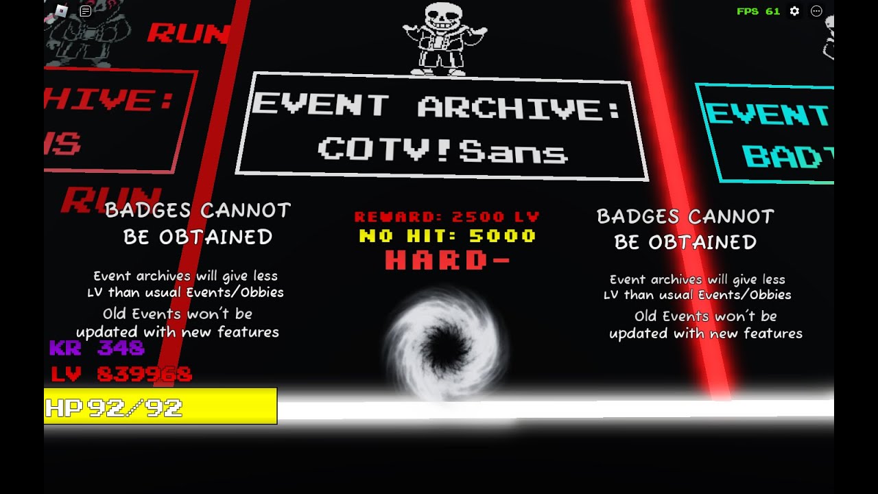 Call Of The Void Sans Fight | Untitled Sans Battles - YouTube