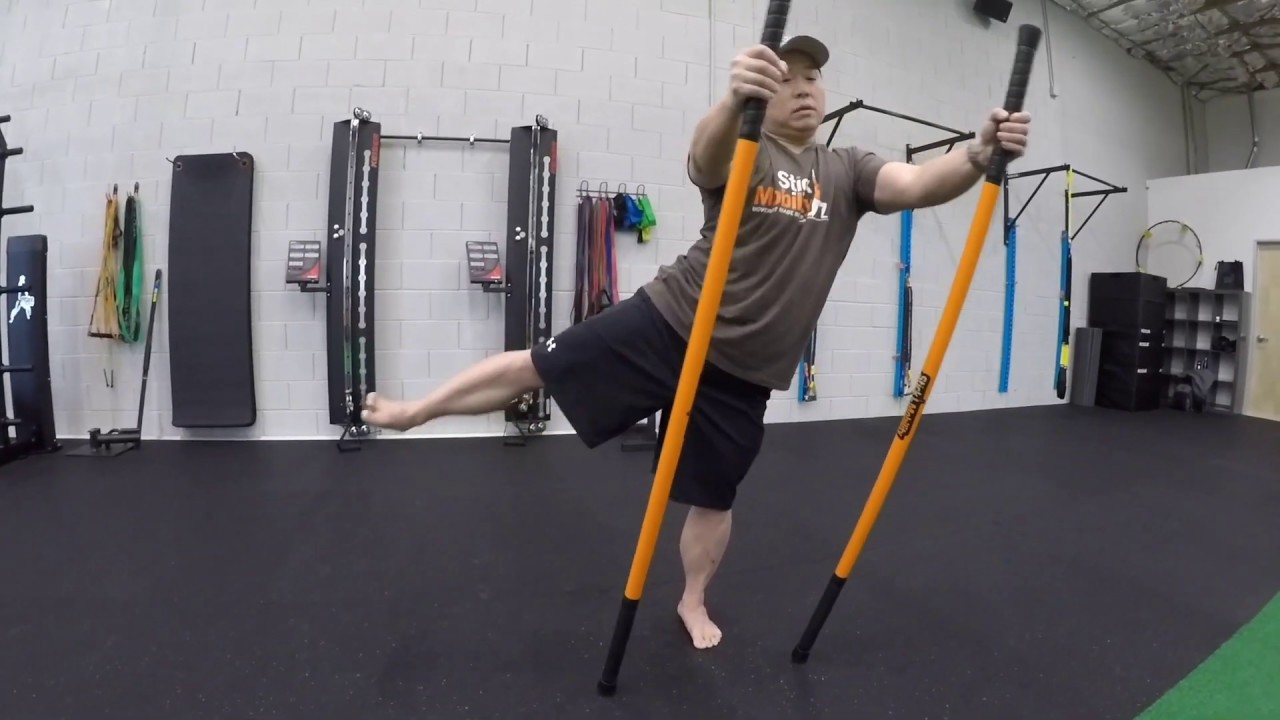 Hips And Lateral Line Stretch Series 3 of 3 - Stick Mobility Exercise ...