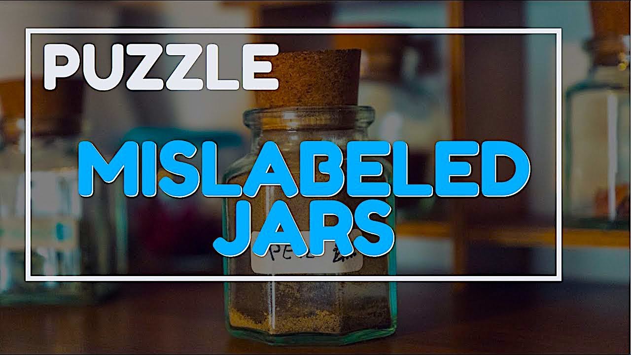 Mislabeled Jars Puzzle | Puzzle In Hindi | Puzzle Questions | Riddles ...