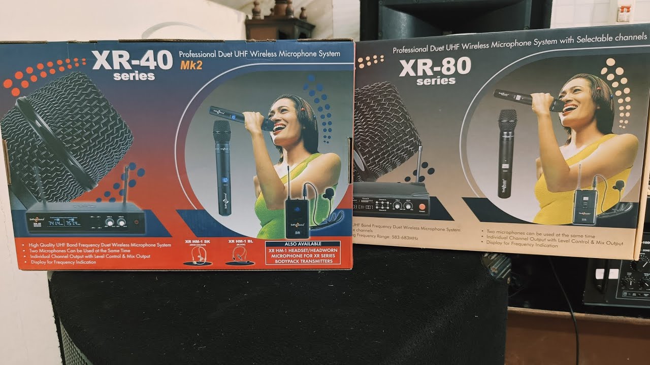 STUDIO MASTER MICROPHONE. XR 40 &XR 80. SERIES #studiomaster #ahuja # ...