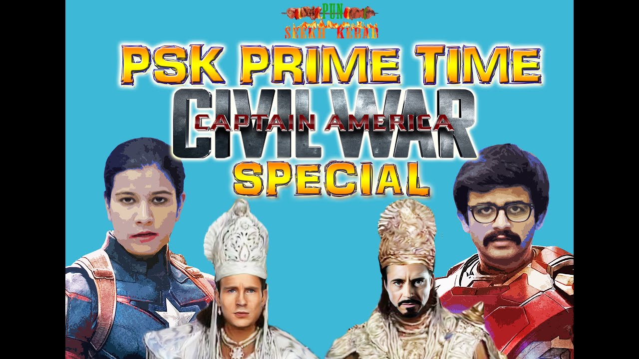 PSK Prime Time - Captain America: Civil War Special - Trailer Reaction ...