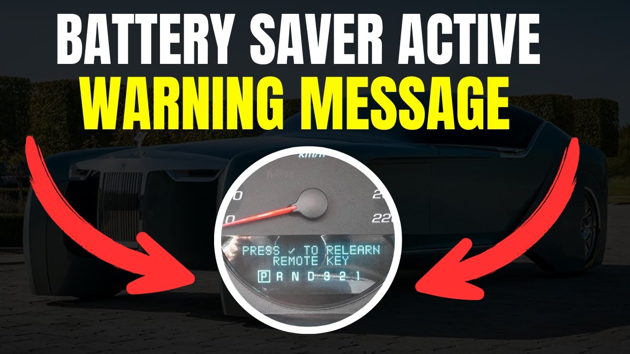 How to Fix Battery Saver Active Warning Message - YouTube