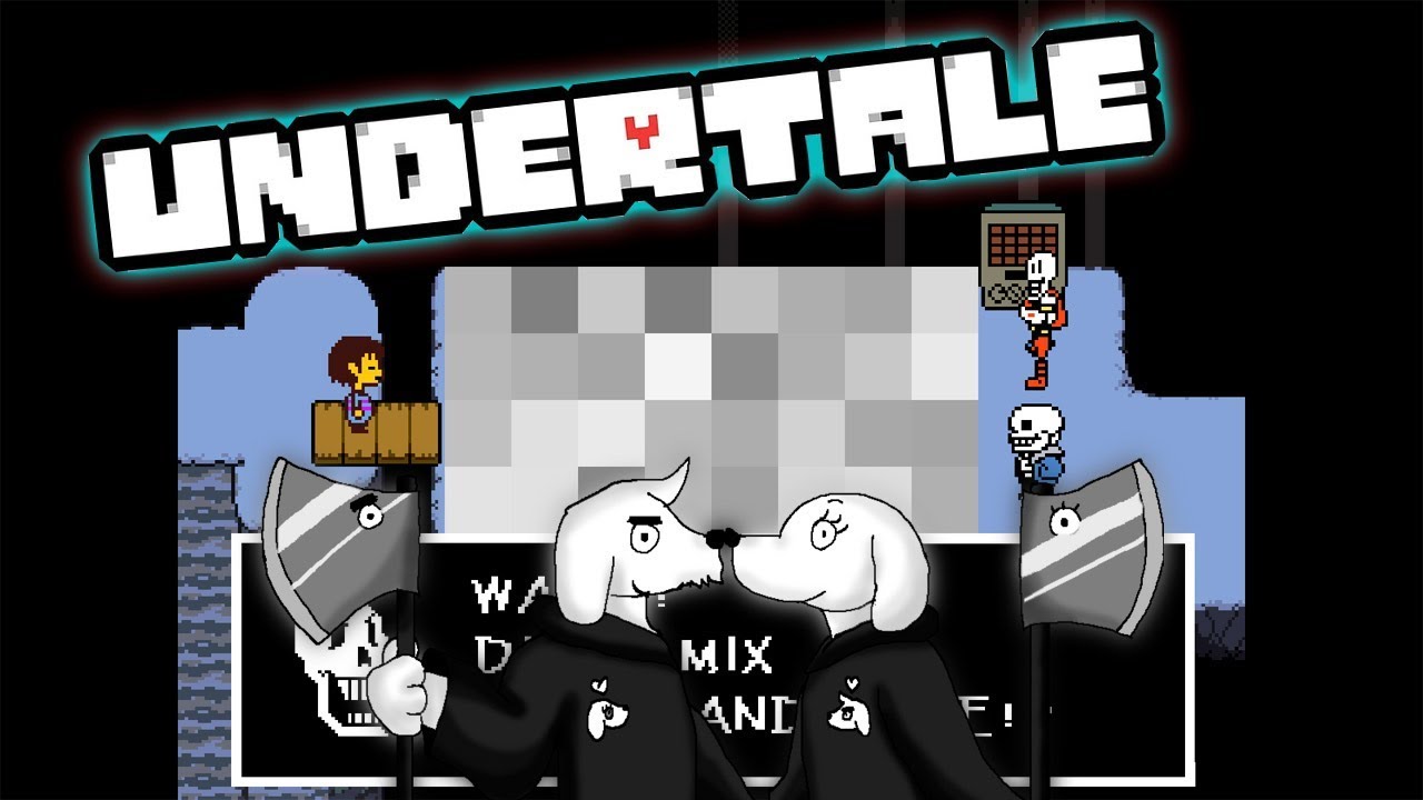 Undertale #4: More Puzzles and figthing with Dogamy and Dogaressa - YouTube