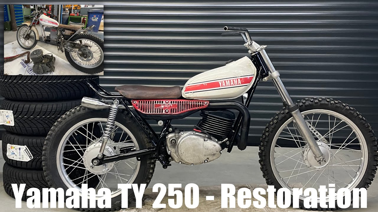 Yamaha TY 250 - Timelapse restoration - YouTube