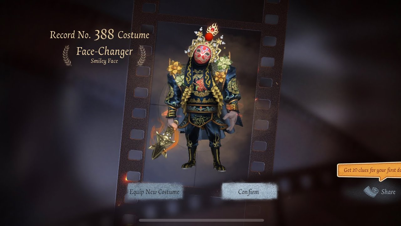 Identity V Tôi mới mua được skin Tết năm nay nè mọi người 😃😃(Smiley ...
