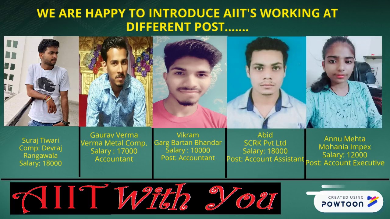 WORKING STUDENTS of AIIT - YouTube