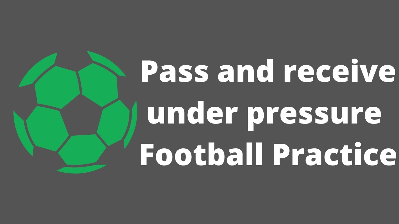 Pass and receive under pressure - YouTube