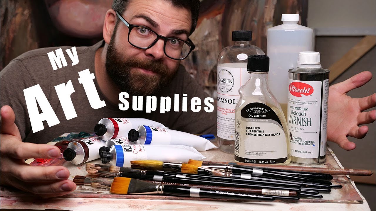 Art Supplies I use to create Professional Oil Paintings - Plus Art ...