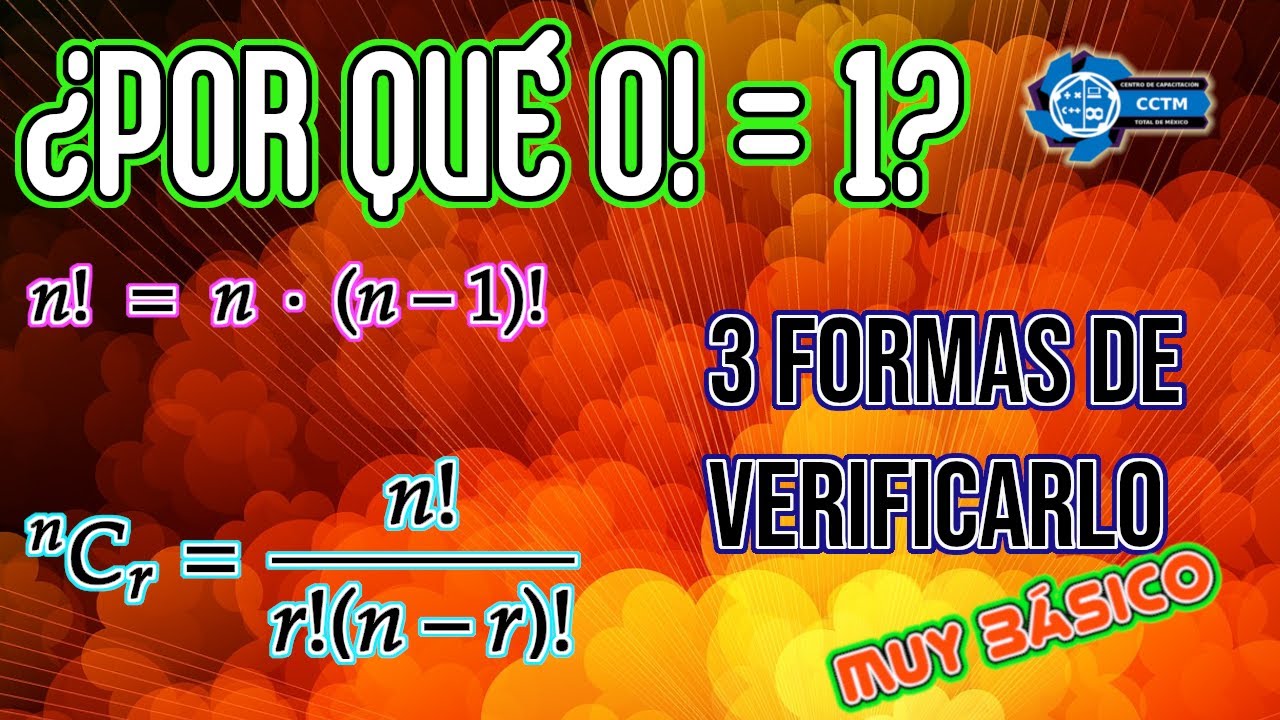 🤔 ¿Por qué el factorial de 0 es 1? | Algunos ejemplos del porque ¡Si ...