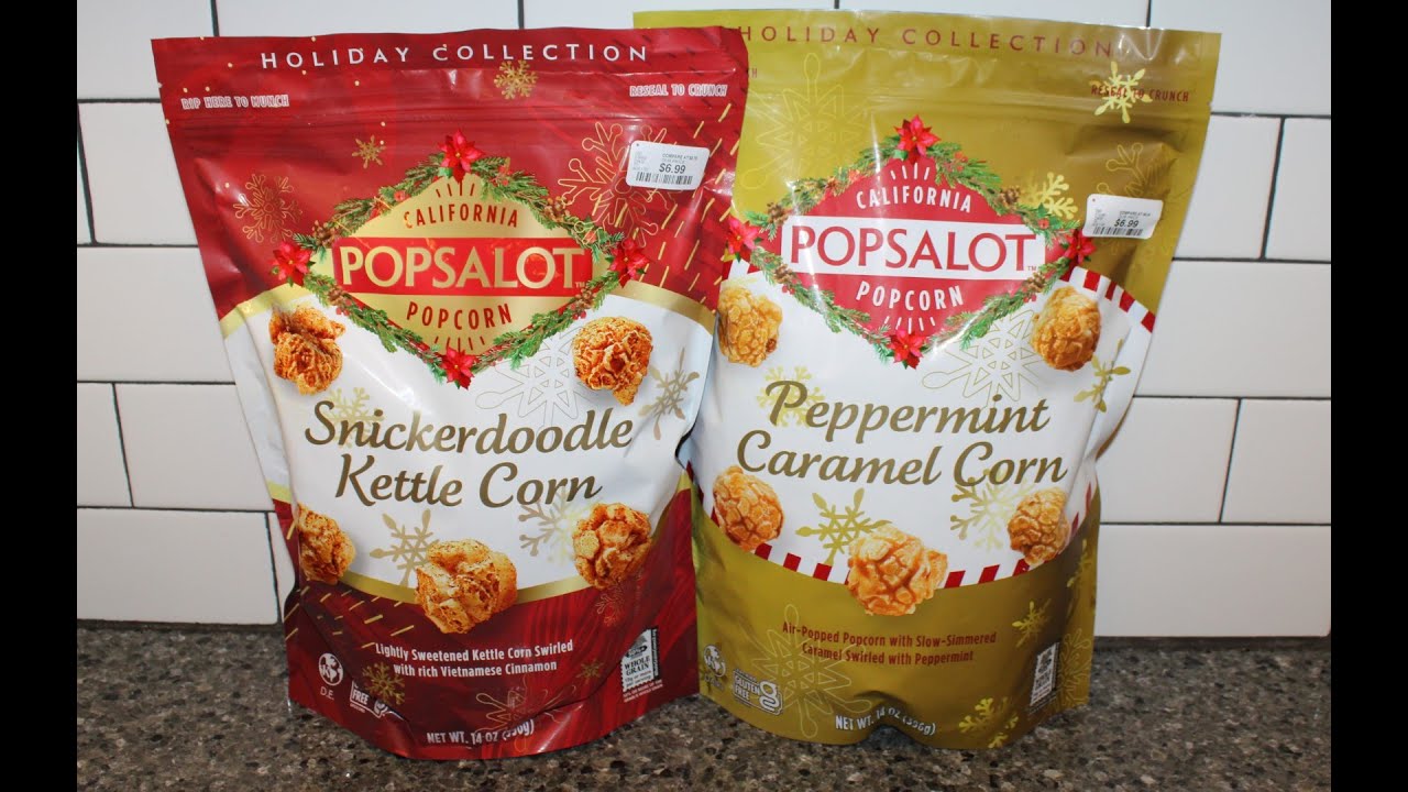 California POPSALOT Popcorn: Snickerdoodle Kettle Corn & Peppermint ...