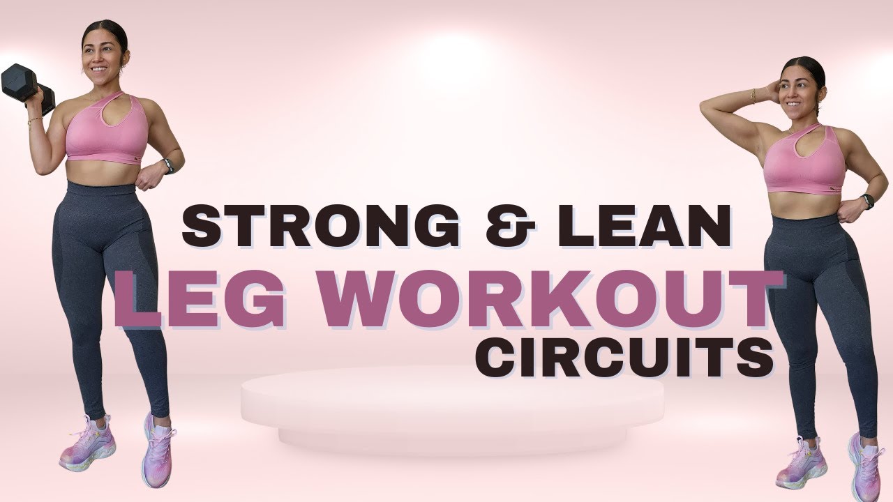 Dumbbell Leg Workout at Home | Strong & Lean Quads | Day-29 Hourglass ...