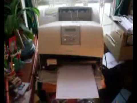 IMPRESORA LASER LEXMARK T632 #62 - YouTube