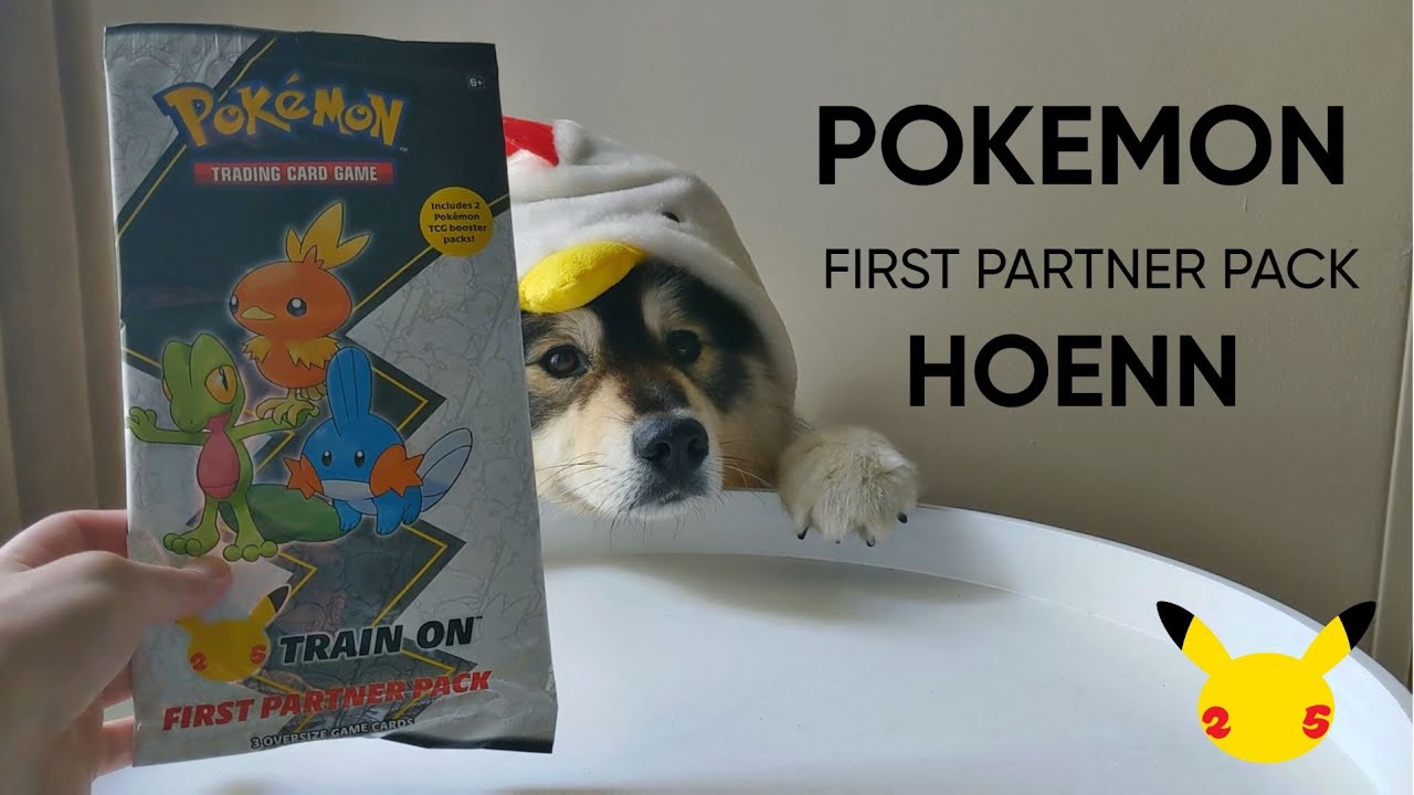 Opening a Pokemon First Partner Pack - Hoenn Region! - YouTube