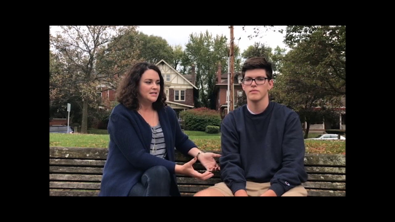 Yes We Can school board candidate Amy Harkins and her son, Carson - YouTube