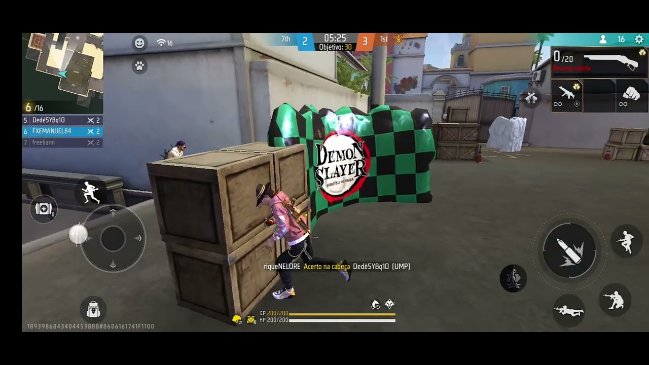 jogando ff modo ? - YouTube